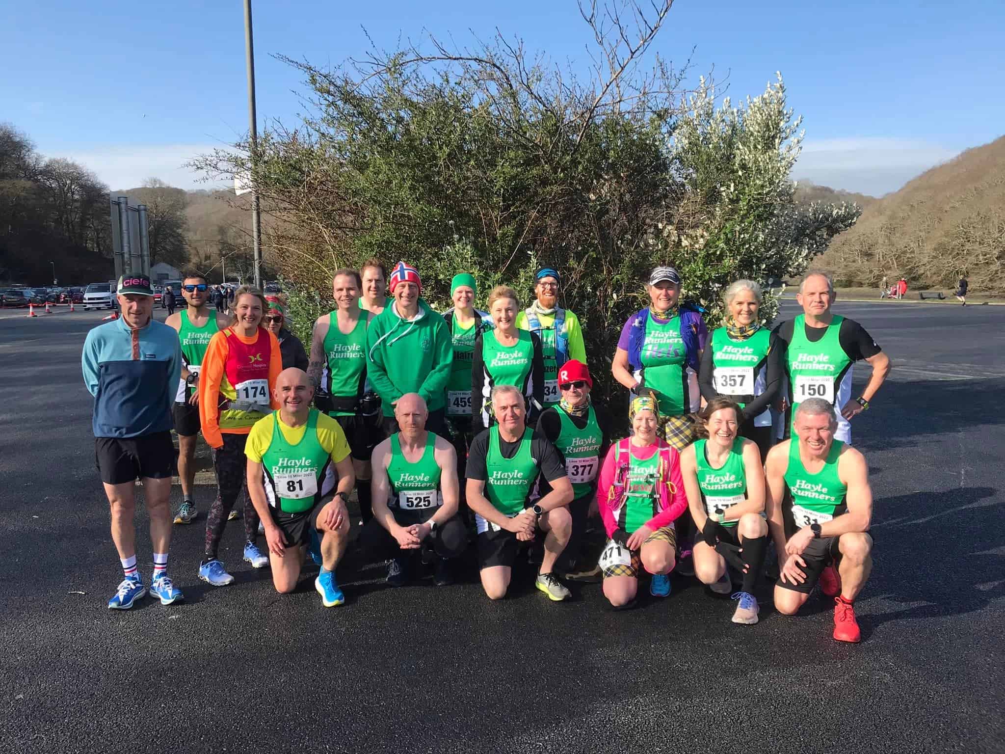 There is gold in those hills - Looe 10 mile road race - Hayle Runners