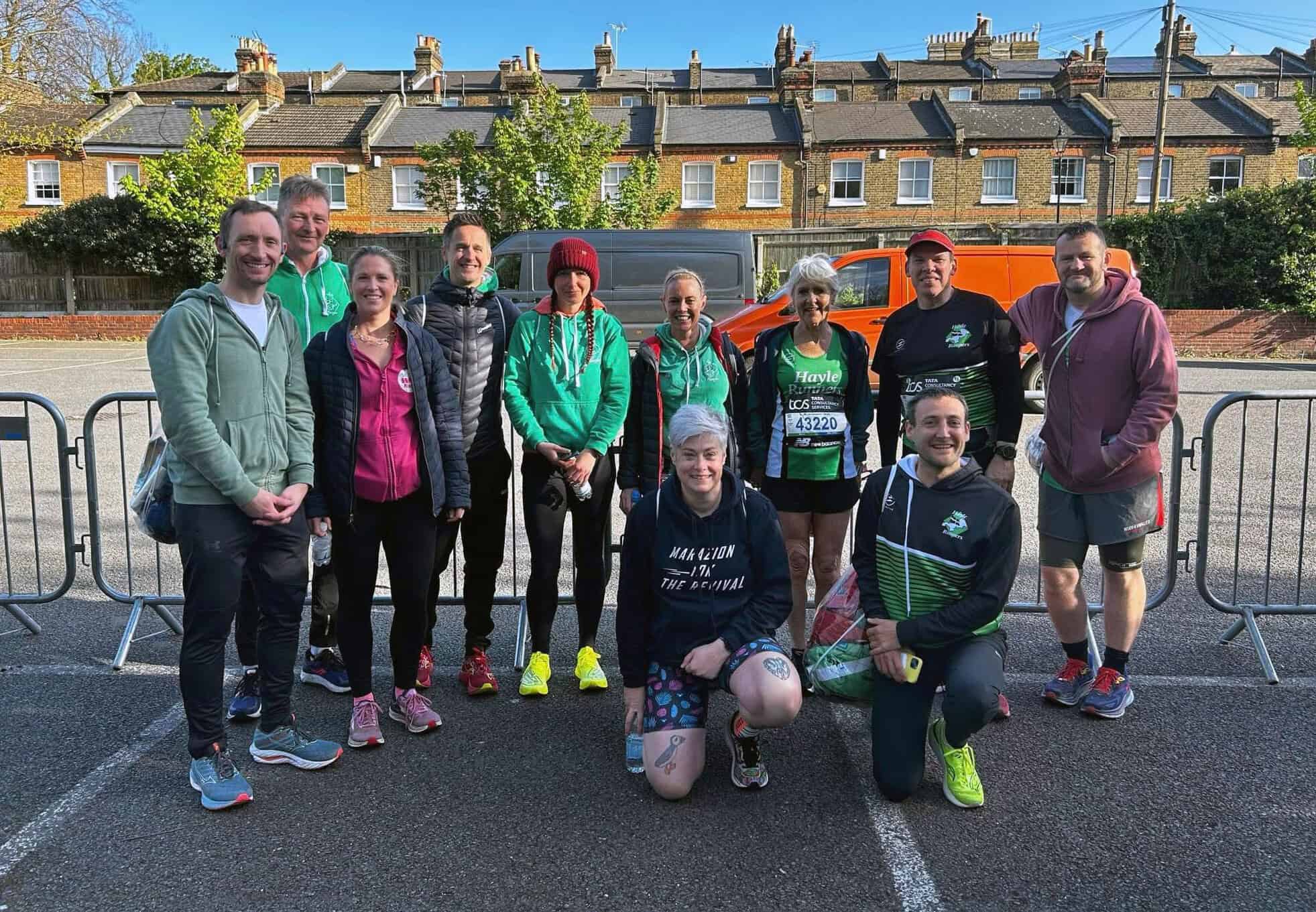19 Hayle Runners take on the London Marathon - Hayle Runners