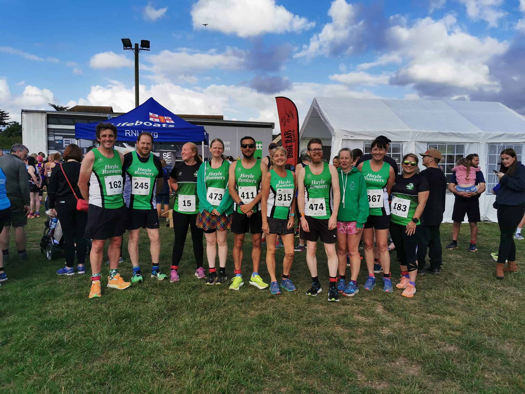 Hayle Runners at the Bude Lifeboat Run - Hayle Runners